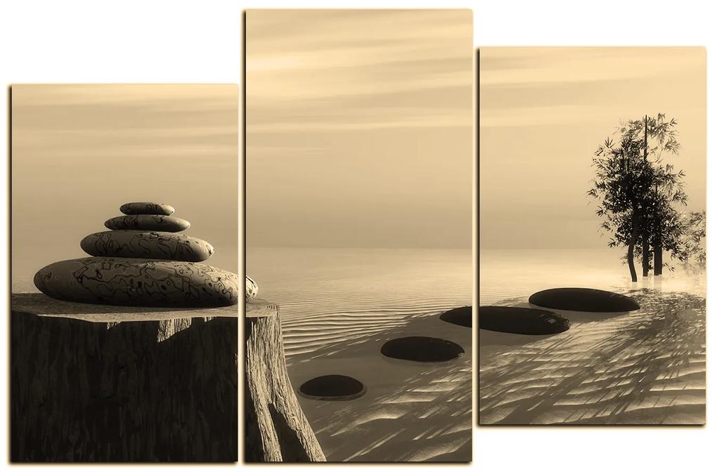 Obraz na plátně - Zen stones 1162FC (150x100 cm)