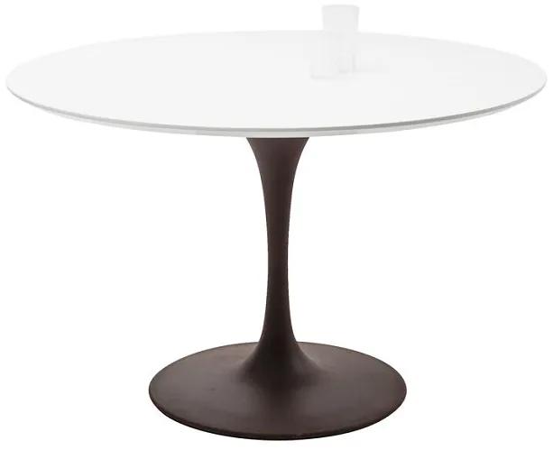 Invitation stůl bílý/ rezavý Ø 120 cm