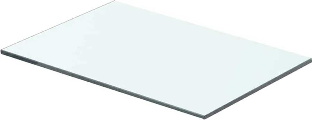 Policové desky 2 ks sklo čiré 40 x 20 cm 3051554