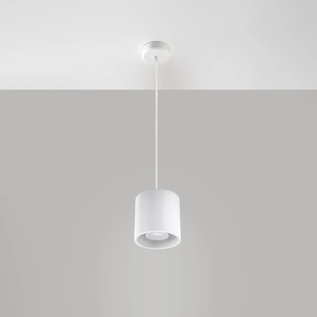 Sollux Lighting Závěsné svítidlo ORBIS 1 bílé