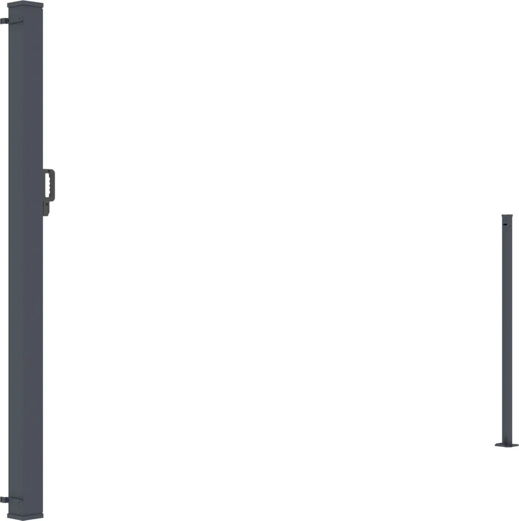 Zatahovací markýza/boční zástěna BestBerg BBSU-S400CG / 180 × 400 cm / béžová