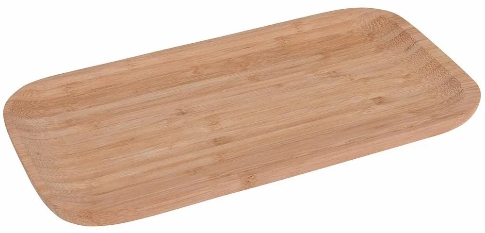 Dřevěný servírovací tác Pate, 25x13 cm