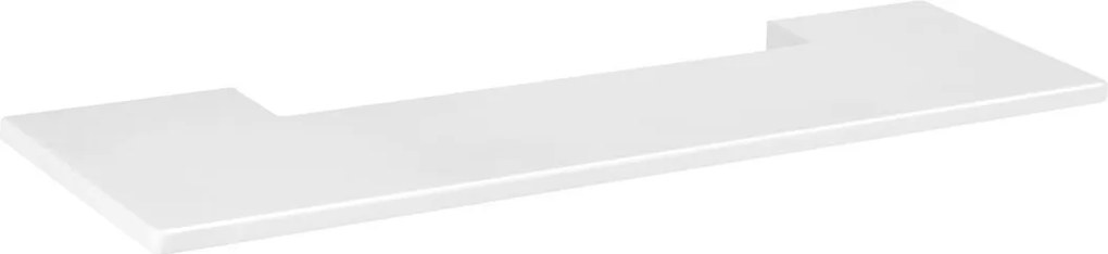 Sapho Abeline koupelnová police 65 x 1,2 x 15 cm Rockstone bílá mat AE650-0101
