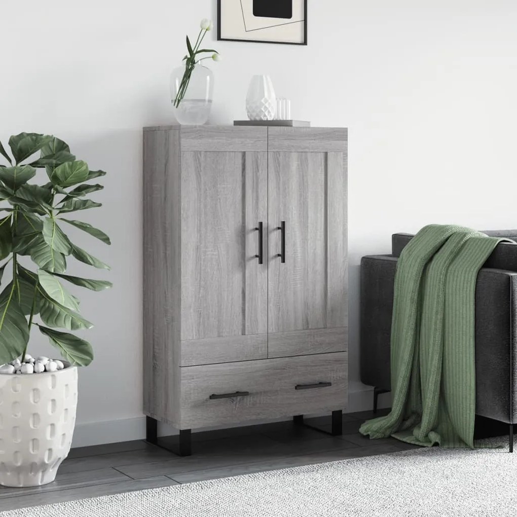 vidaXL Skříň highboard 69,5 x 31 x 115 cm kompozitní dřevo [830352] Barva: hnědý dub