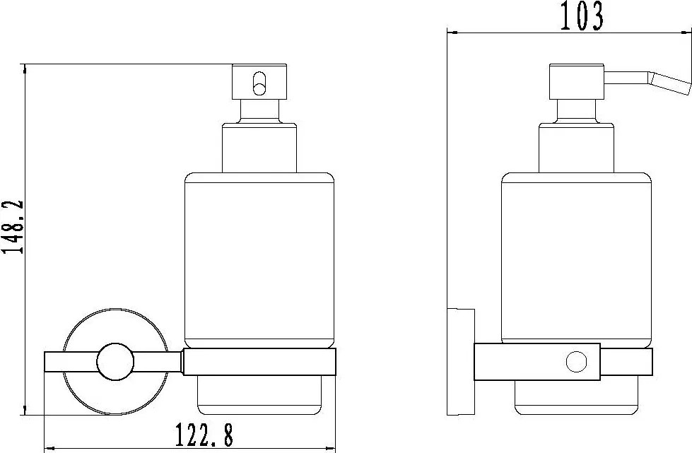 Novaservis - Dávkovač mýdla Mephisto chrom, 6855,0