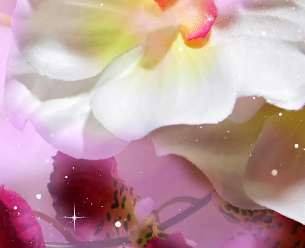 Malvis ® Vícedílný obraz - Orchidej fantazie Velikost: 120x80 cm