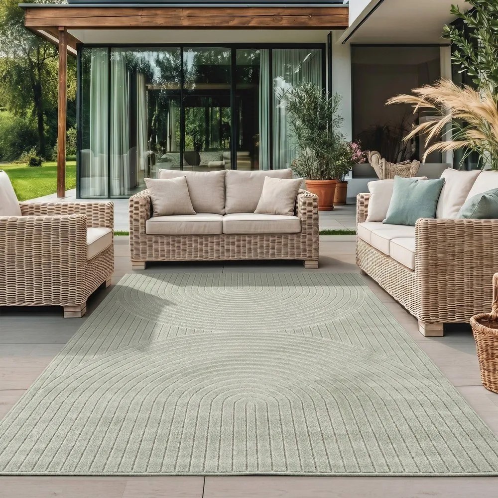 Zelený vnitřní a venkovní koberec 120x170 cm Nova 1201 – Ayyildiz Carpets