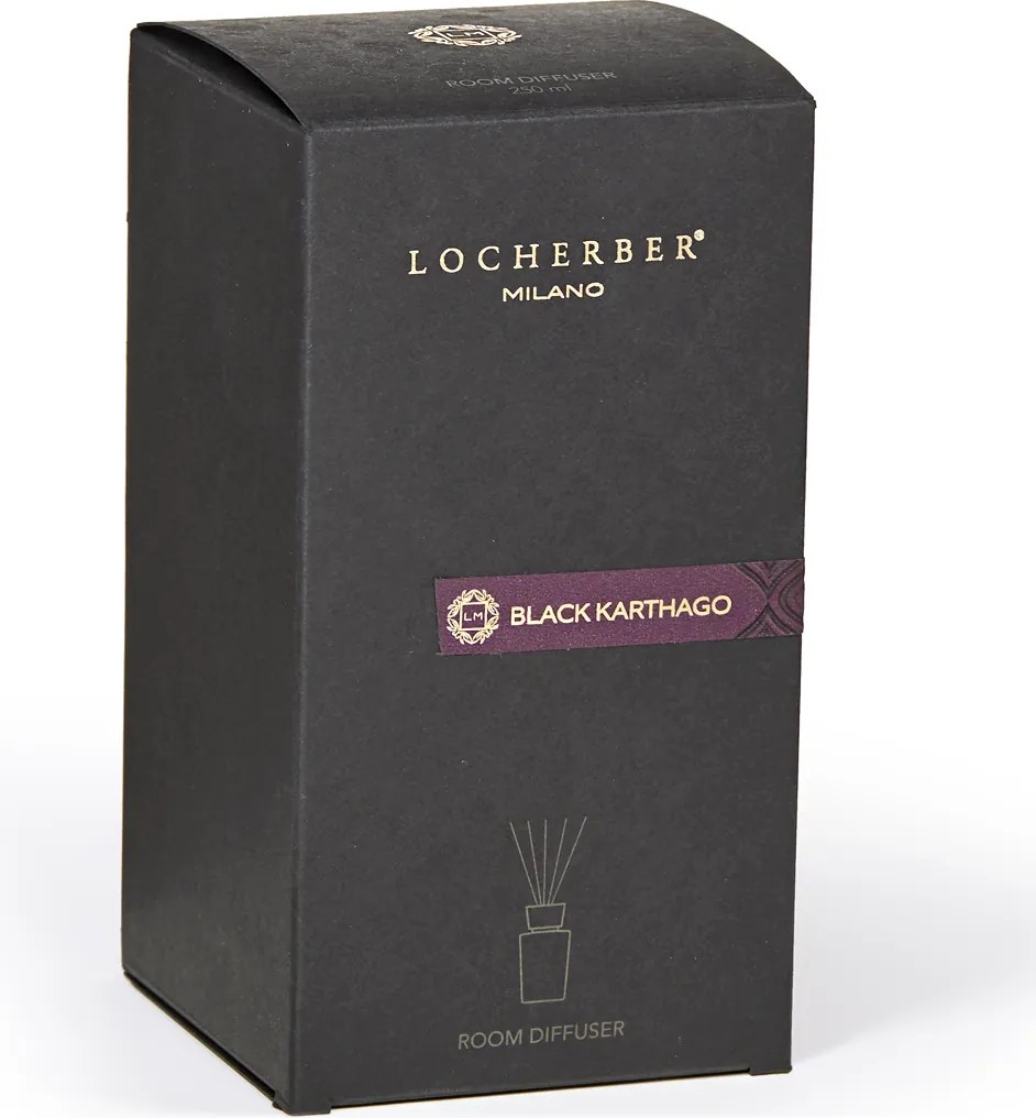 Locherber Milano difuzér Black Karthago Objem: 1 l