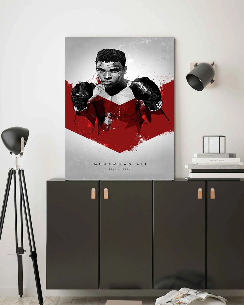 Gario Obraz na plátně Americký boxer Muhammad Ali - Nikita Abakumov Rozměry: 40 x 60 cm