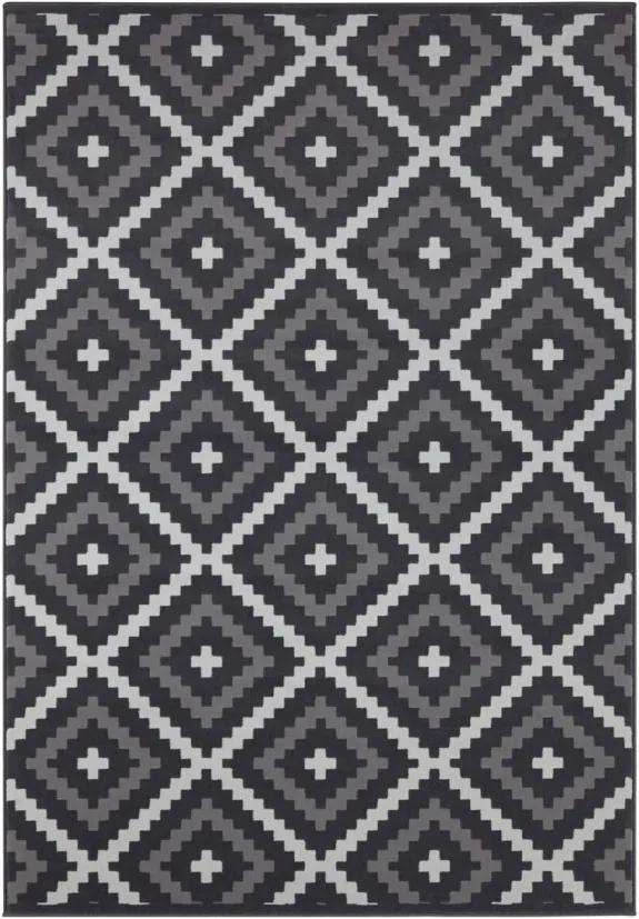 Hans Home | Kusový koberec Celebration 103456 Snug Black Creme - 160x230