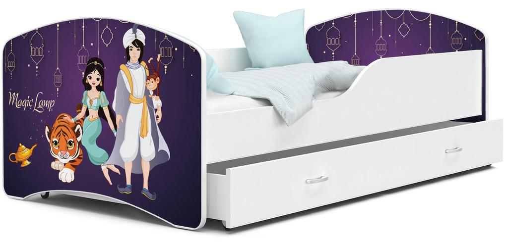 Dětská postel s obrázkem IVAN 160 x 80 cm - ALADIN