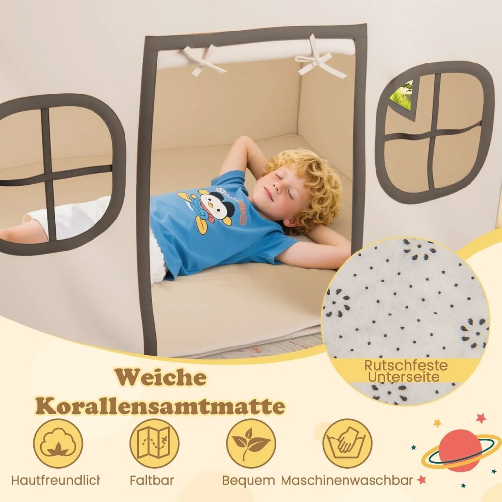 Costway Dětský vnitřní dětský stan Playhouse s hvězdicovými světly