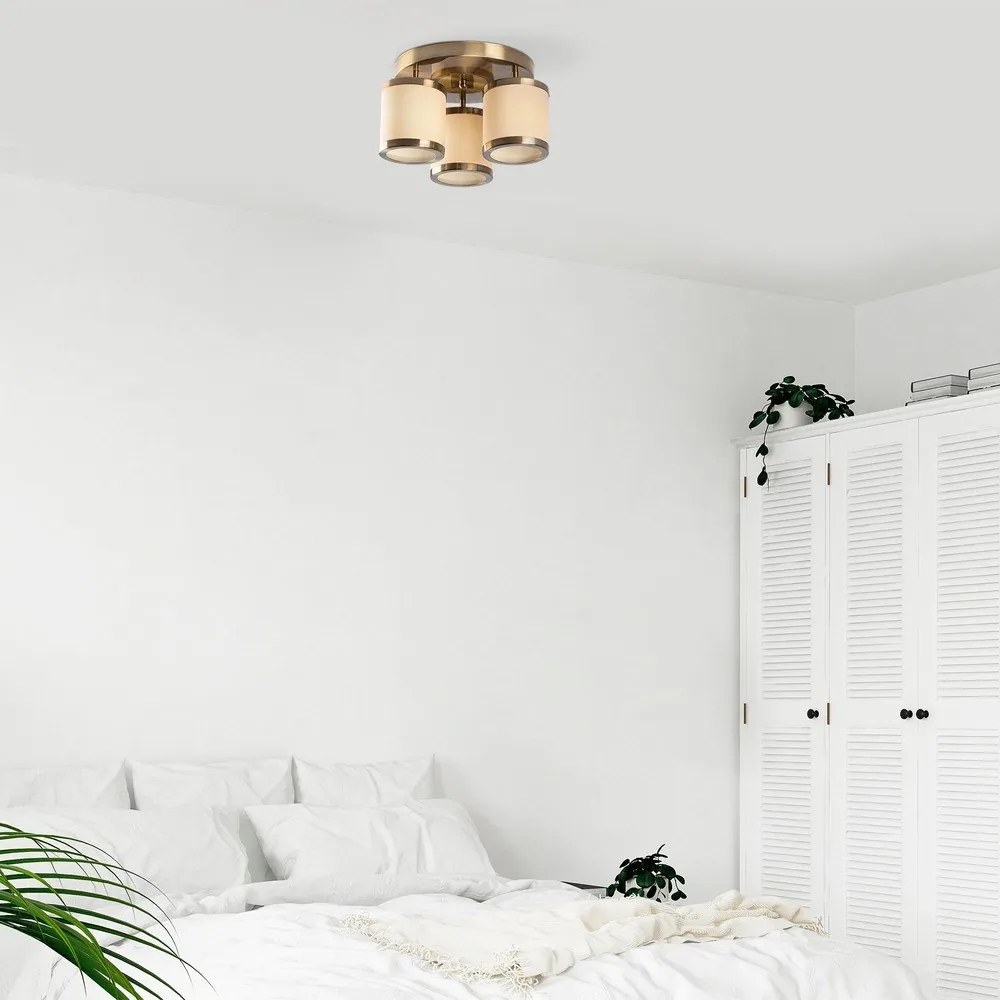 Stropní svítidlo v bronzové barvě Way – Opviq lights