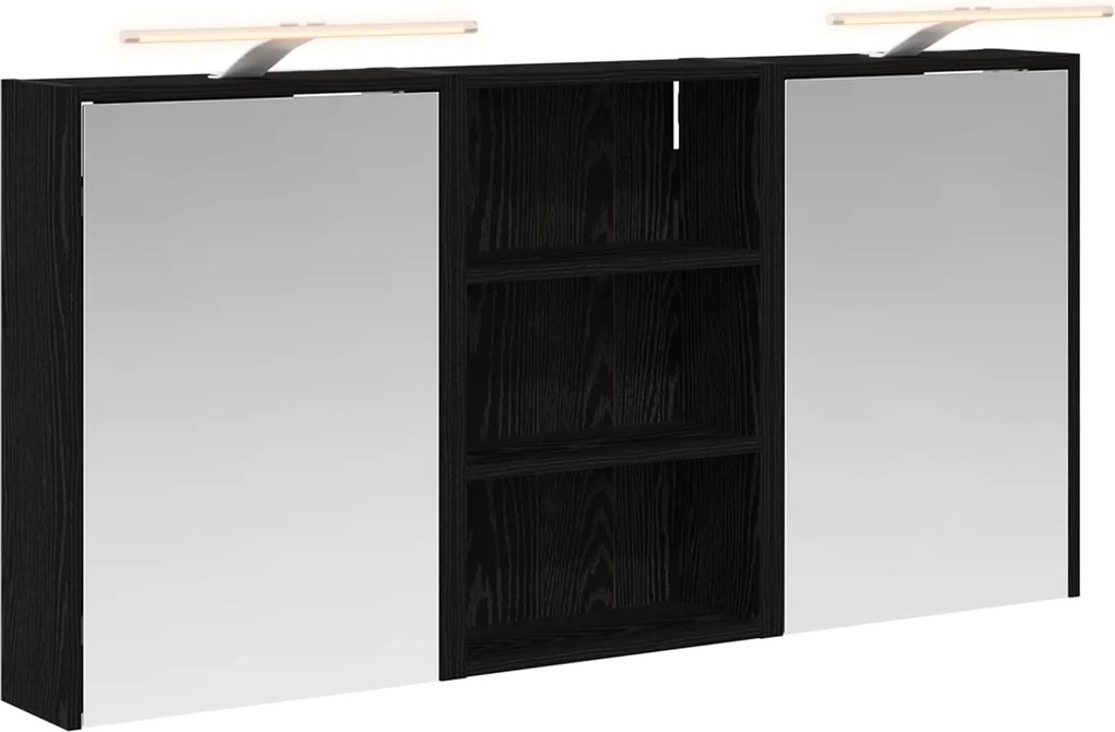 Sada koupelnových skříněk 3 ks 126 x 16 x 62,5 cm 3403833