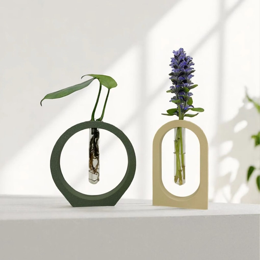 Plantbee Mini vázy na množení Sora ovál písková