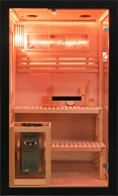 BPS-koupelny Finská sauna Relax HYD-6717 120x120, 2 osoby