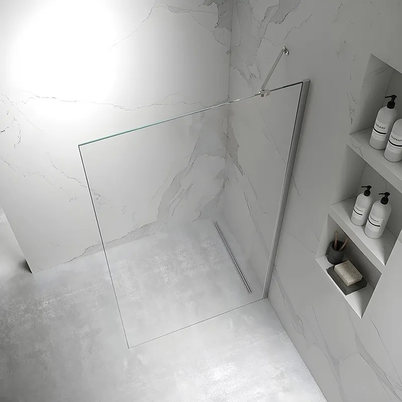 BPS-koupelny Sprchová zástěna Walk-in HYD-WI24 100 chrom - bez vaničky