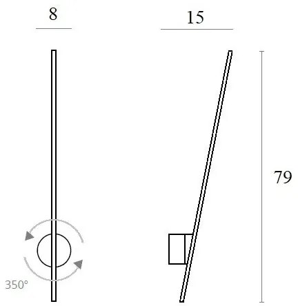 MAXLIGHT W0212 - LED Venkovní nástěnné svítidlo SPIDER LED/8,4W/230V IP44 bílá