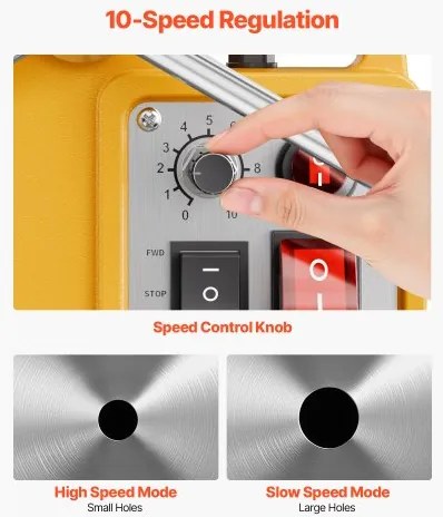 Magnetická vrtačka, Motor 1400 W VEVOR – 1450 W (USA) / 1400 W (EU/AU)