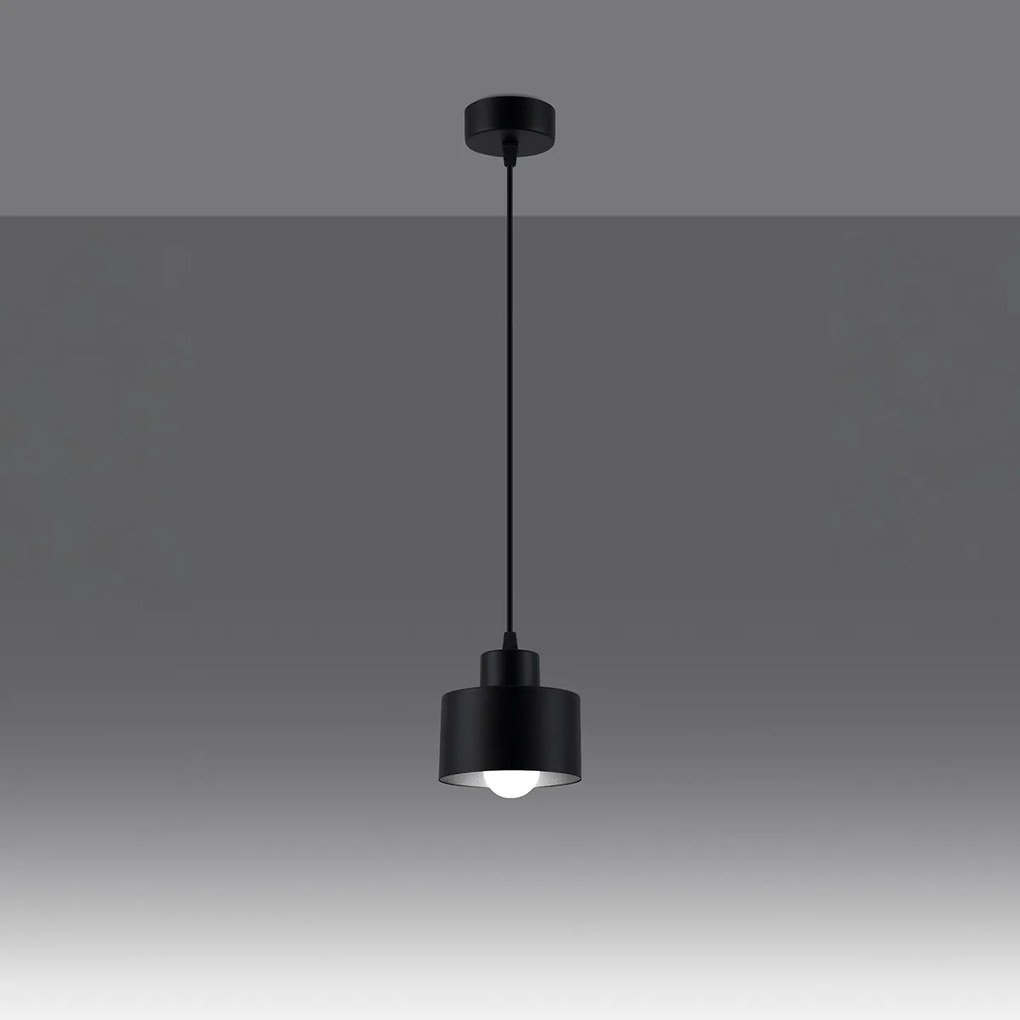 Sollux Lighting Závěsné svítidlo SAVAR 1 Černá