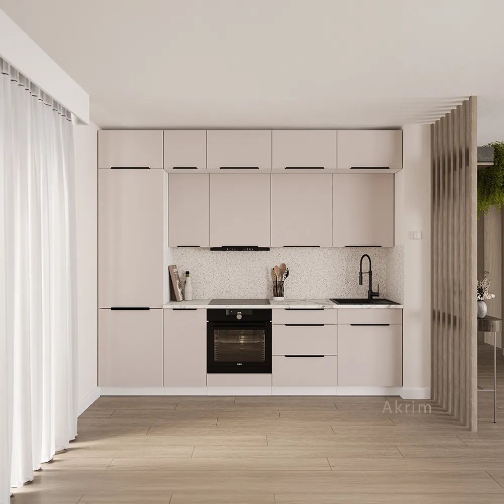 COMO | horní skříňka 80 NAGU-36 1F výklopná | 80 cm | HLUBOKÁ | bílá/kašmír