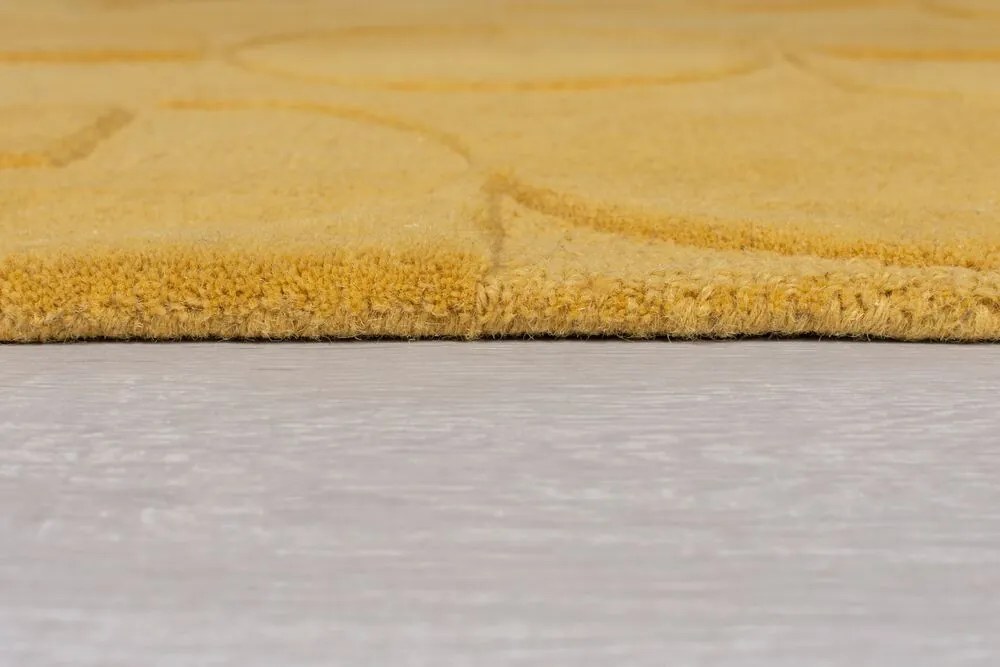 Flair Rugs, Kusový koberec Moderno Gigi Ochre, 160x230, žlutá, chodba / předsíň