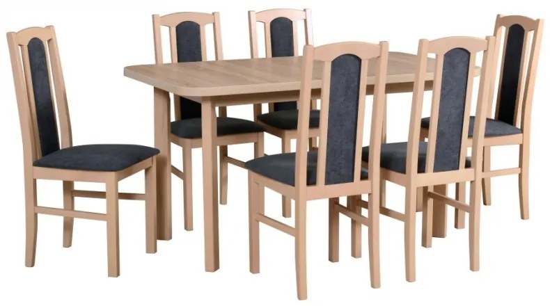 Drewmix Jídelní stůl WENUS 2 P + doprava zdarma deska stolu ořech, nohy stolu grandson