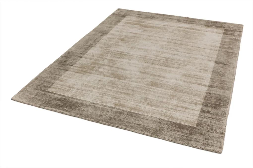 Béžový  koberec Ife Border Smoke Putty Rozměry: 120x170 cm
