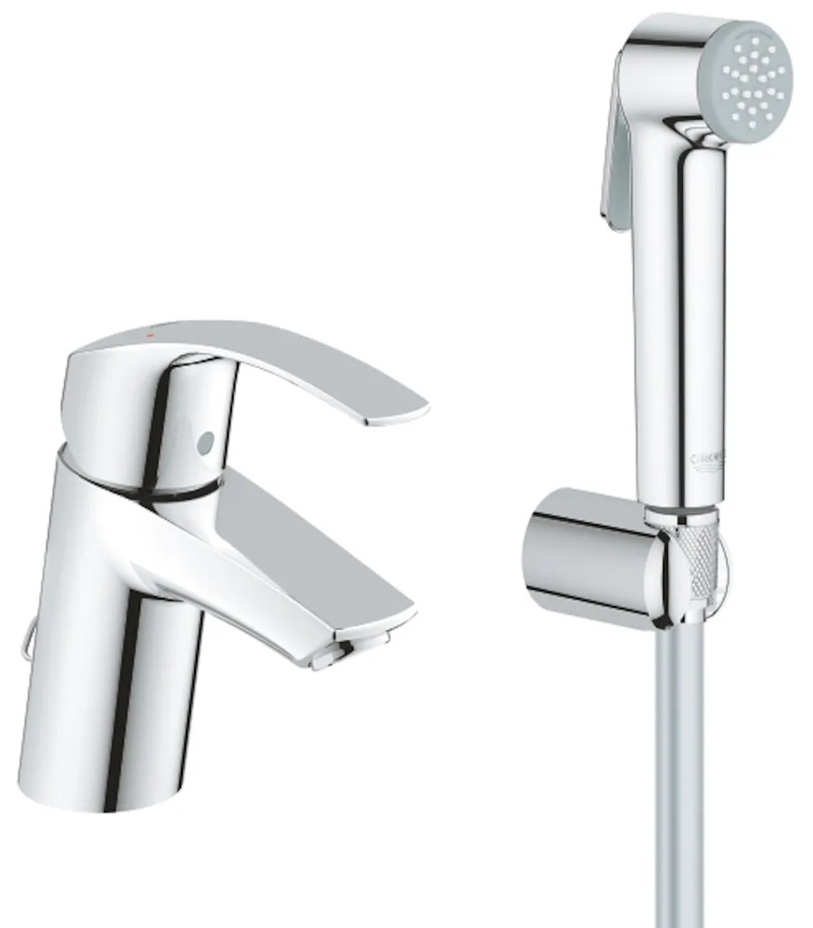 Umyvadlová baterie Grohe Eurosmart New s bidetovou sprškou chrom 23124002