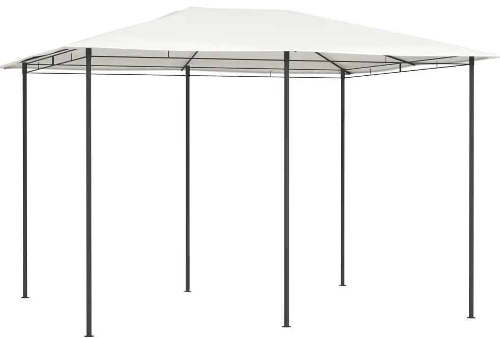 vidaXL Marketos Altán 3 x 4 x 2,6 m krémový 160 g/m²