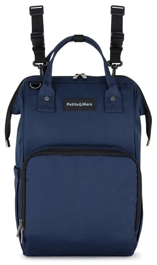 Petite & Mars Batoh přebalovací na kočárek Jackob Dark Blue