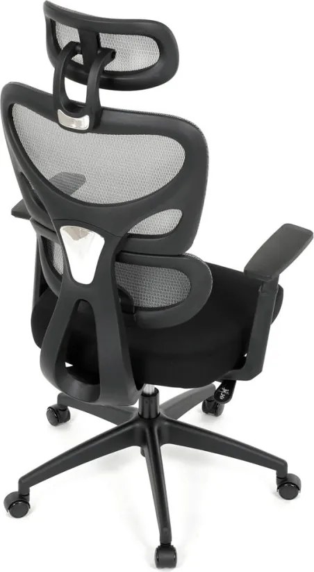 Kancelářská židle KA-K2080 GREY, houpací mechanismus, šedá (69 x 62) cm