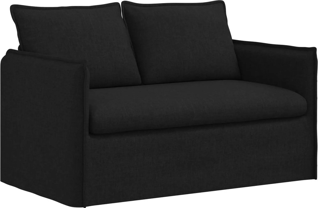Set pohovek 2 ks Černá Textil 3407525