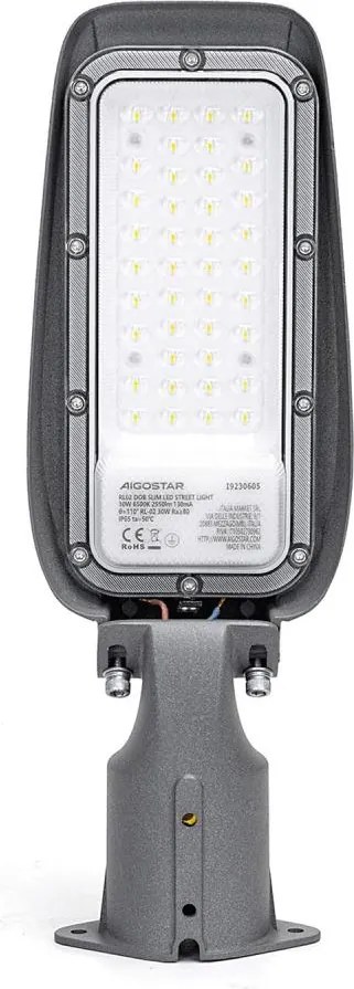 Aigostar - LED Pouliční lampa SLIM LED/30W/230V 6500K IP65