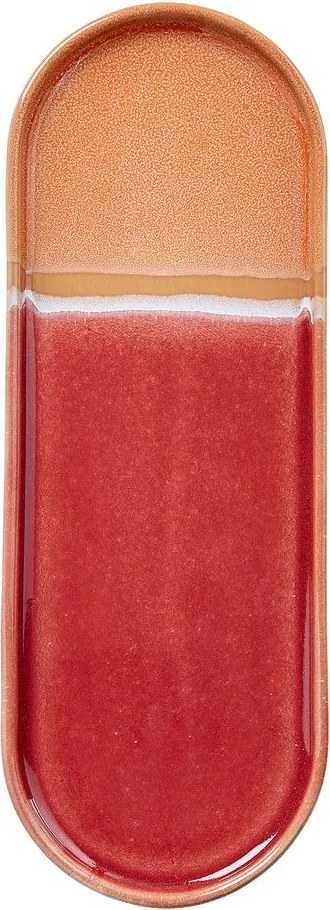 MEDLEY Podnos 30 x 11 cm - oranžová/červená