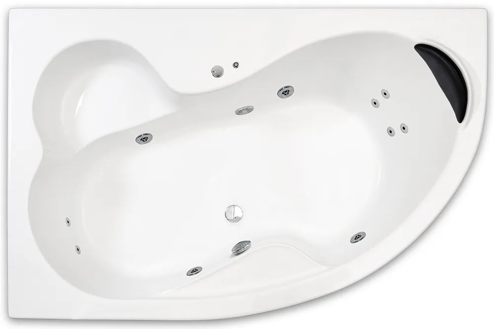 Arttec Niké Surf 160 x 105 cm vana hydromasážní akrylátová levá PAN04400