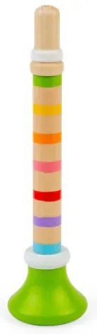 Bigjigs Toys Trumpetka 1 ks zelená