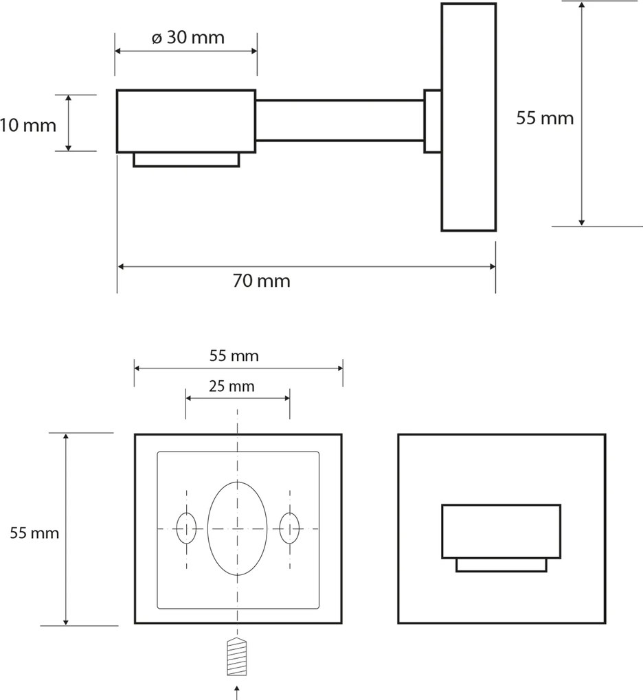 Sapho Sapho, X-SQUARE mýdlenka magnetická chrom, XQ801