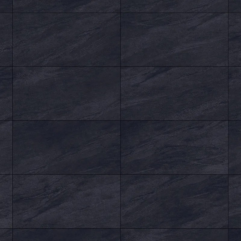Mexen Netiva Nero lesklá slinutá dlažba rekt. G1, podlahová a nástěnná dlaždice 120 x 60 cm, matná - TL316-120-060-04