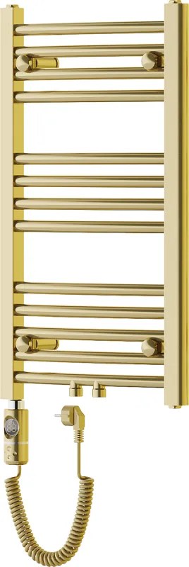 Mexen Ares, elektrické topné těleso 700 x 400 mm, 300 W, zlatá lesklá, W102-0700-400-2300-50