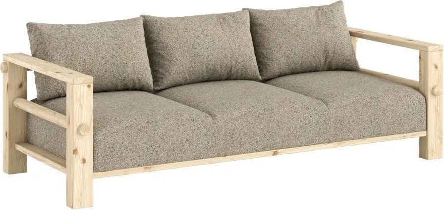Šedá pohovka 225 cm Bare – Karup