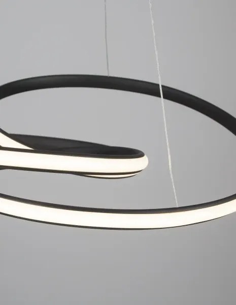 LED lustr Menton 52 černé