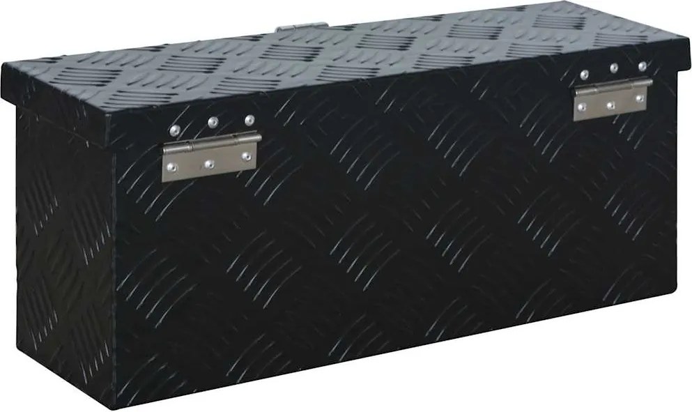 Hliníkový box 485 x 140 x 200 mm černý 144845