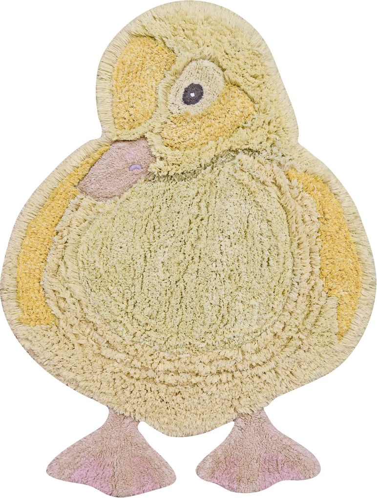 Lorena Canals, Kusový koberec Ducky, 95x120, žlutá, dětský pokoj
