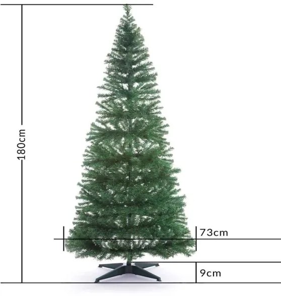 Výsuvný vánoční stromek 180cm včetně ozdob na stromeček