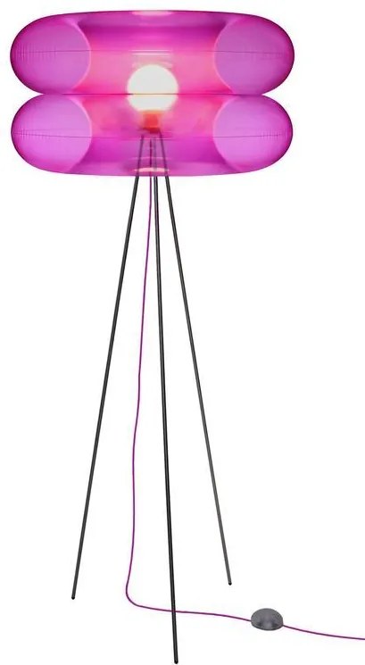 Puff Buff Big Pink, nafukovací růžová stojací lampa, 1x20W E27, výška 170cm