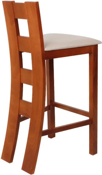 Bradop Židle barová čalouněná NORA buková Z89 L - OLŠE 550 - TRINITY-550