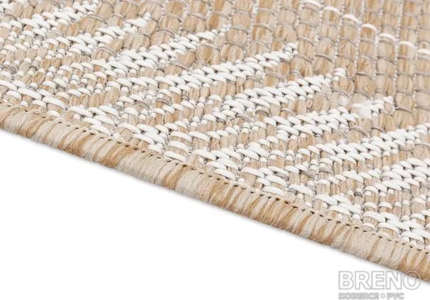 Breno Kusový koberec TERAZZA 21237 ivory Silver-Jute, 160x230 cm, Vícebarevné/Béžová