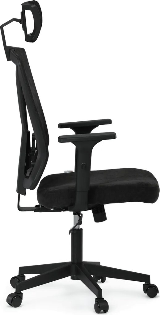 Ergonomická kancelářská židle ARLO - černá látka