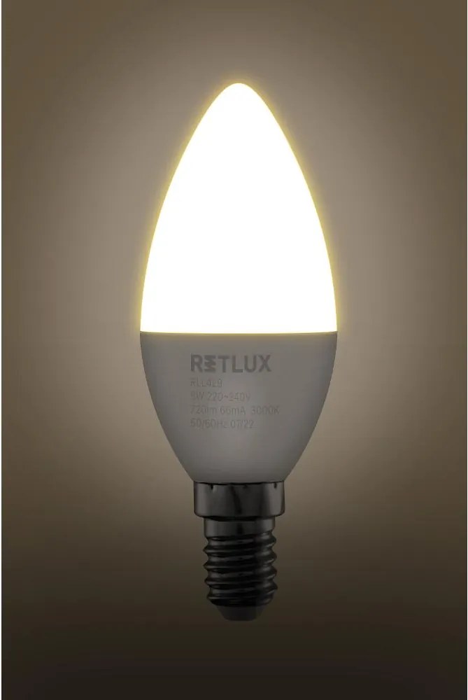 Retlux RLL 429 C37 E14 candle 8W WW